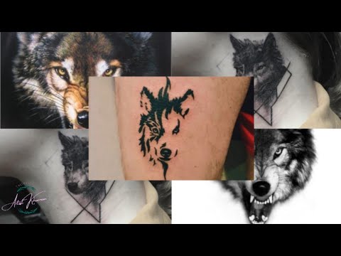 Wolf tattoo idea || wolf hand tattoo design