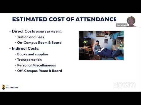 Money Matters Cost of Attendance COA