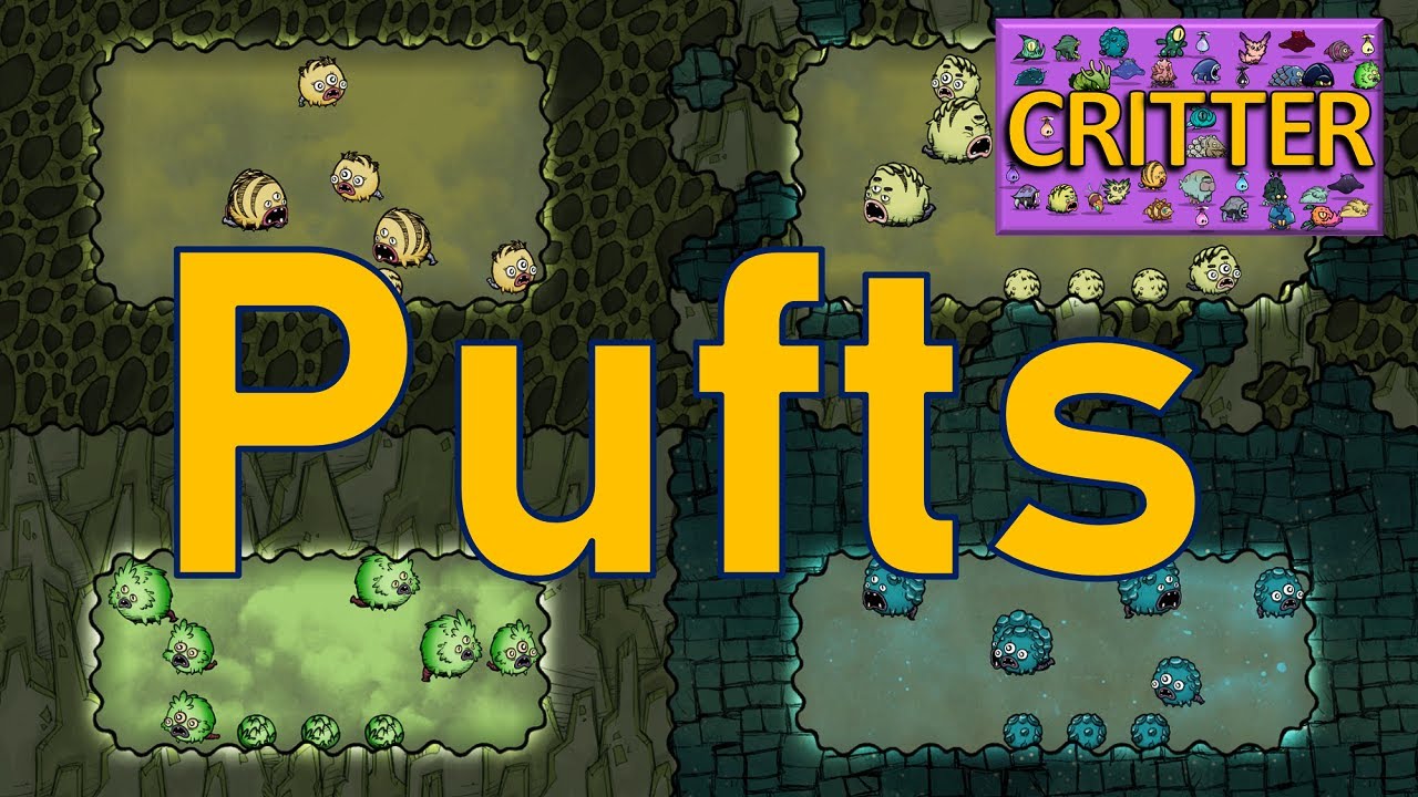 Oxygen Not Included - Critter Tutorial Bites - Pufts