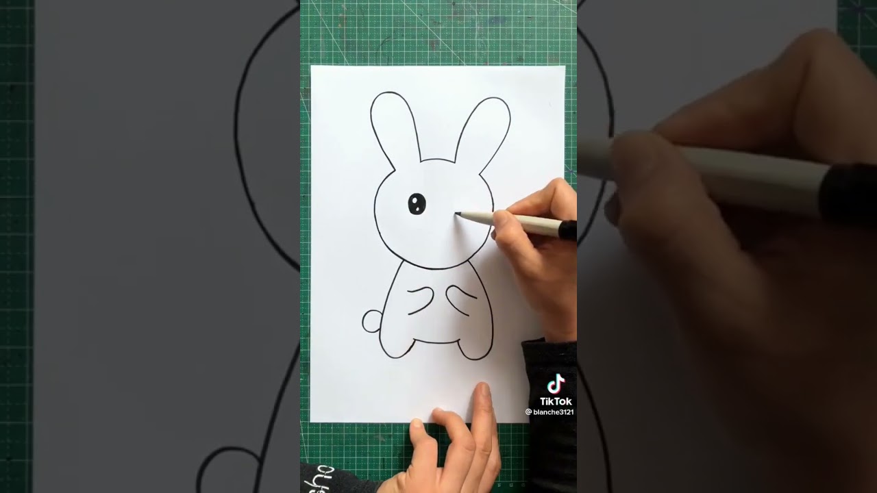 cómo se dibuja un conejo
