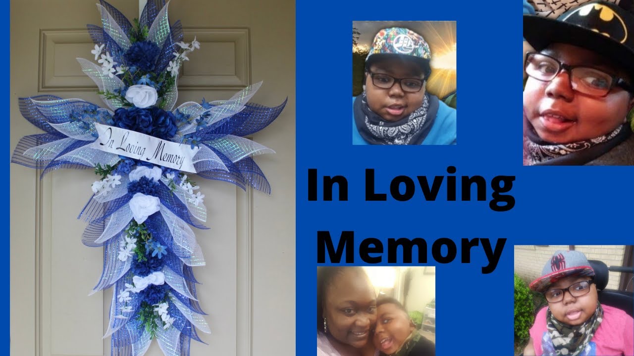 In Loving Memory of My Son/ Cross Wreath