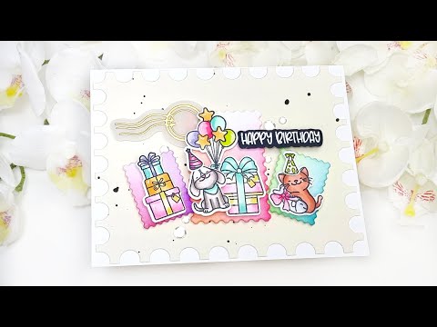 Such a Party Animal Stamp Set - Sweet Birthday Card