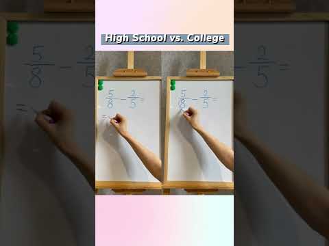 College math PK High school math! #cameramath #math