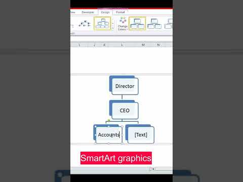 ☺️#viral#trending#shorts#youtube#education(Smart Art Graphics in Excel)