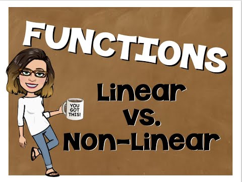 Linear vs Nonlinear Functions