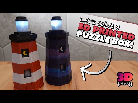 Lunar Lighthouse Puzzle Box - Bolt Version by 3d-printy - Thingiverse