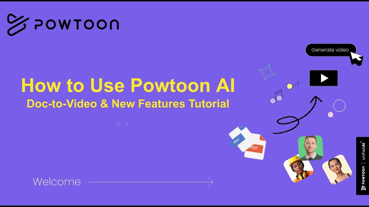 How to Use Powtoon AI: Doc-to-Video & New Features Tutorial