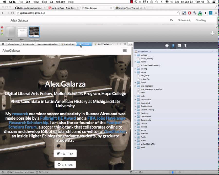 Github Landing Pages