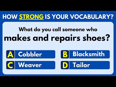 Can You Score 20/20? How Strong Is Your Vocabulary! #challenge 10