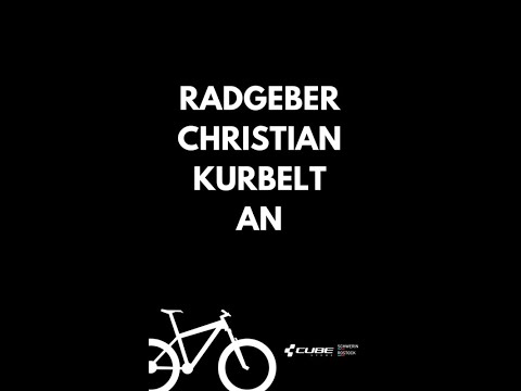 CUBE Helm STROVER - Rad-Geber Christian kurbelt an