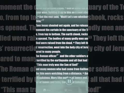 THE DEATH OF JESUS |From MATTHEW 21😭😢#holybible #facts #truth #Shorts