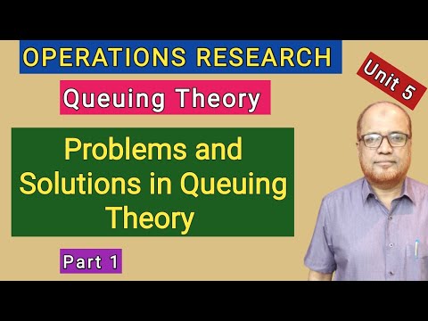 Operations Research I Queuing Theory I Problems and Solutions I Part 1 I Hasham Ali Khan I