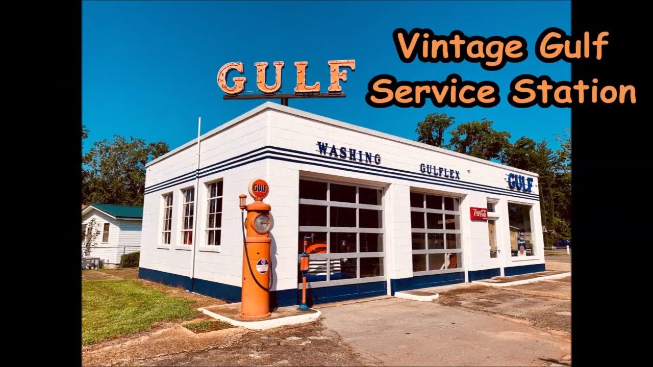 Vintage Gulf Service Station (Quincy, Fl)