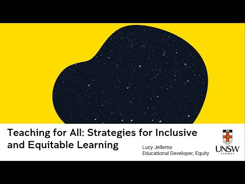 Teaching for All Strategies for Inclusive and Equitable Teaching
