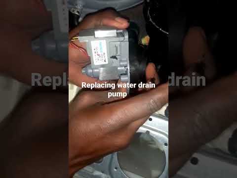 Replacing water drain pump