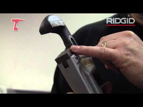 RIDGID Aluminium Straight Pipe Wrench