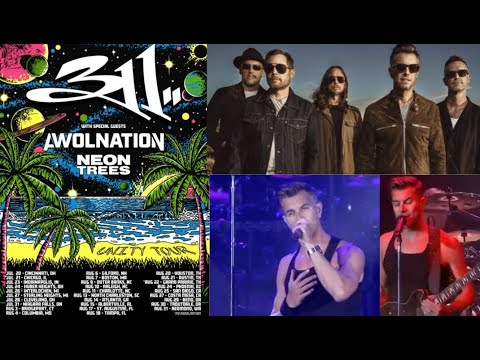 311 summer 2024 tour with AWOLNATION and NEON TREES - dates/venues announced!