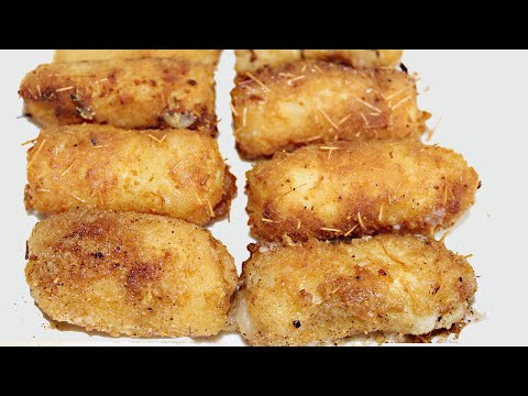 How to make Creamy Potato Croquettes :: Potato Croquettes