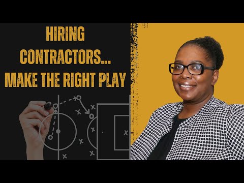 Rulebook for Hiring Independent Contractors