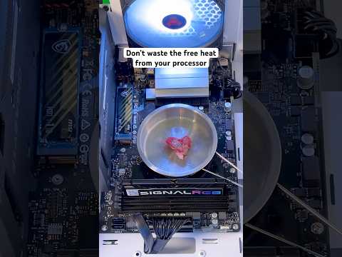 Cooking on a processor