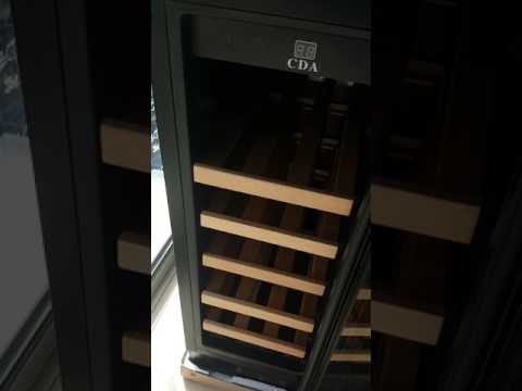 CDA-brand FWC303SS Freestand WINE COOLER in STAINLESS STEEL