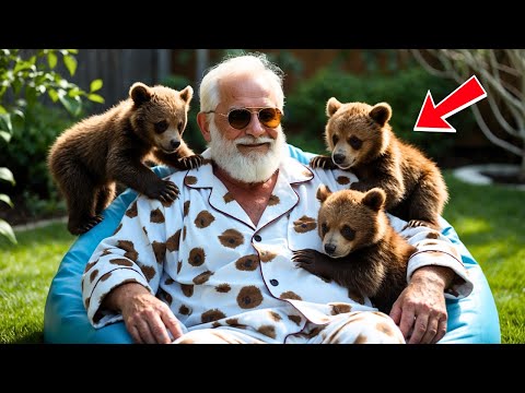 Old Man Saved 3 Bear Cubs β Years Later, You won't Believe how they Returned the Favor!