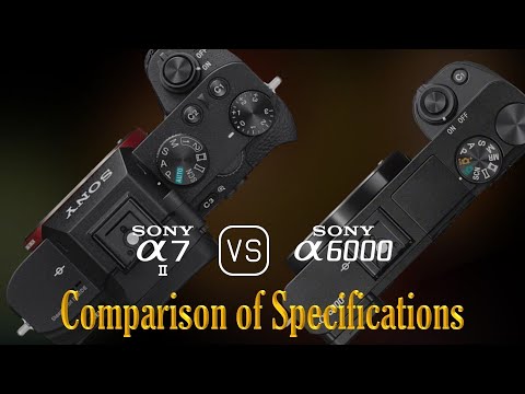 Sony A7 II vs. Sony A6000: A Comparison of Specifications