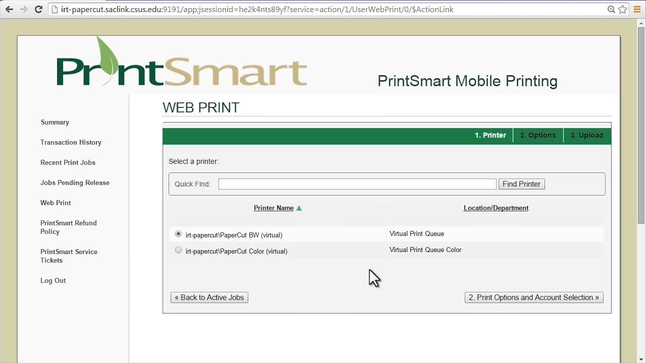 Printsmart WebPrint