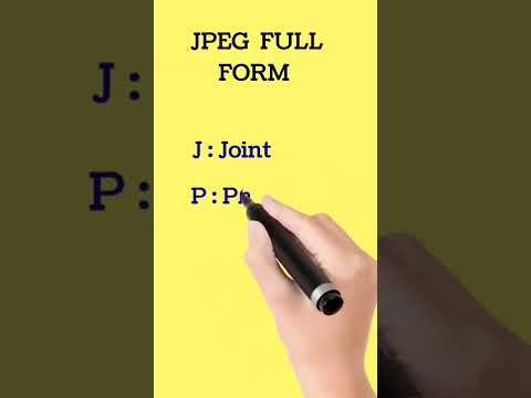 JPEG full form| Full form of JPEG | #fullform