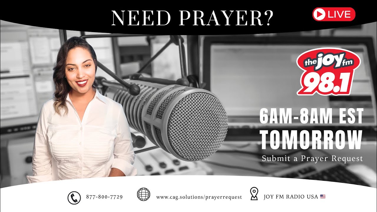 Accepting Prayer Requests with JOY FM 98.1 Radio