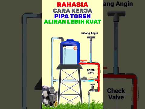 rahasia cara kerja pipa toren aliran lebih kuat #pompaotomatis #pompaair #otomatis #pompa #tandonair