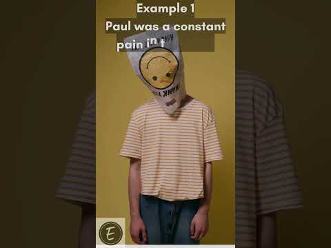 Idioms and Phrases - A pain in the neck #shorts