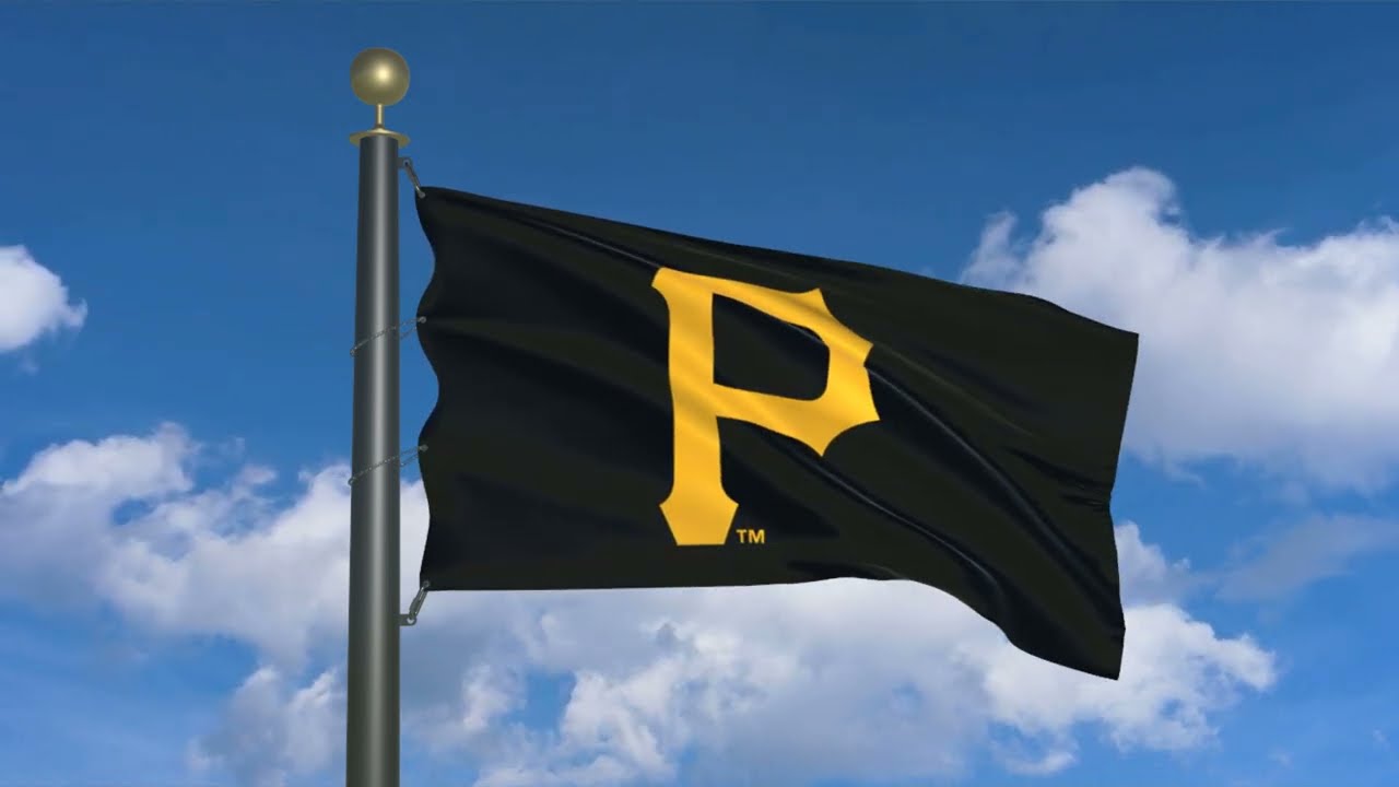 Pittsburgh Pirates Flag Logo Animation (moving clouds)