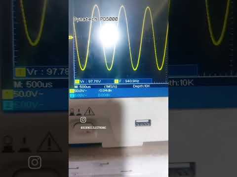dynatech pd5000 check on oscilloscope