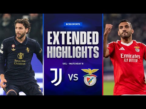 Juventus vs. Benfica: Extended Highlights | UCL League Phase MD 8 | CBS Sports Golazo