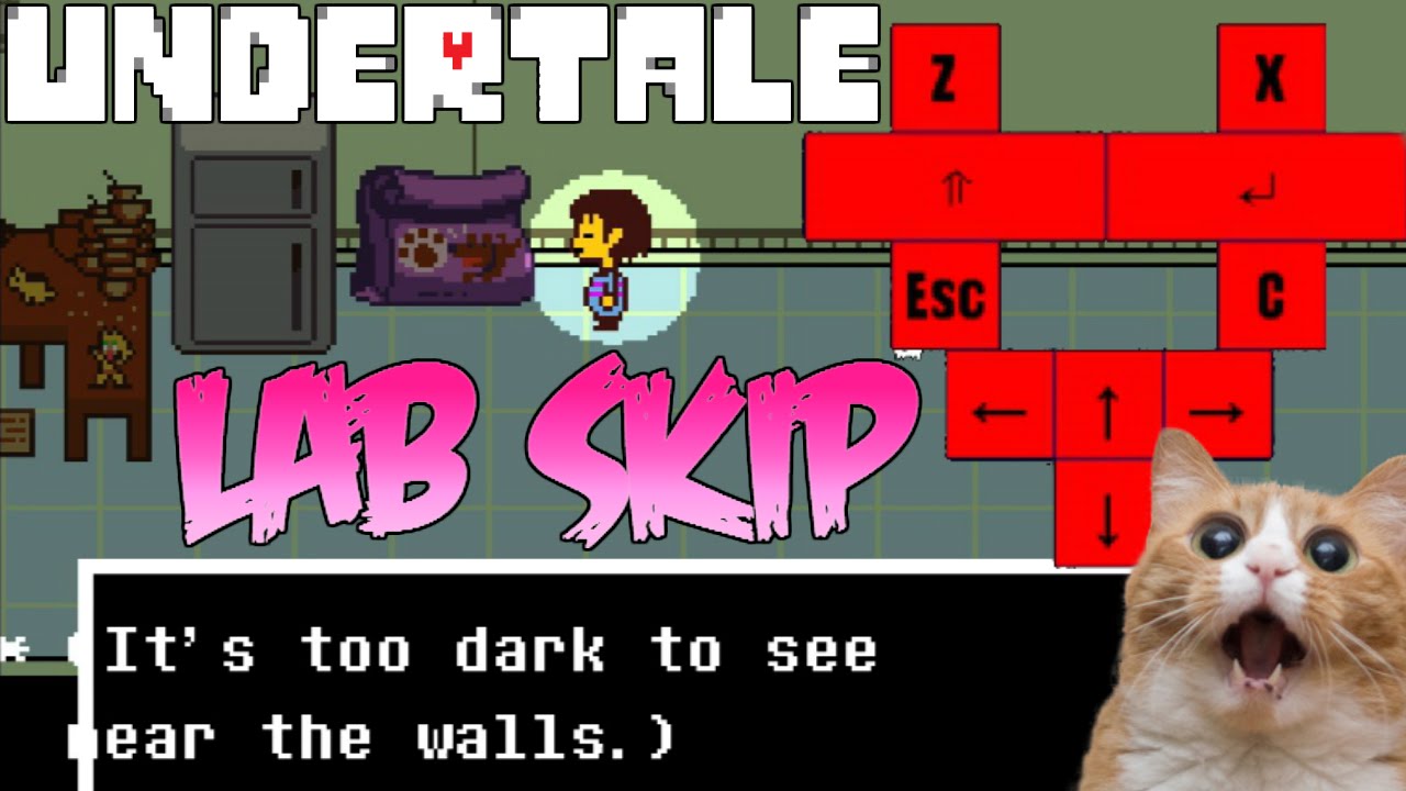 Undertale - Lab Skip (Speedrun Trick)