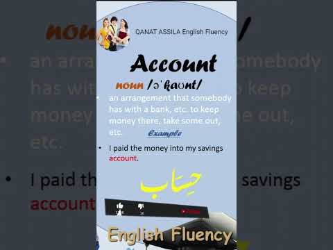 Banking Vocabulary in English: Account Terminology #shorts #englishexpressions #vocabulary