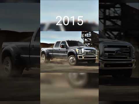 Evolution Of Ford F450 Super Duty (1999--2023) #shorts