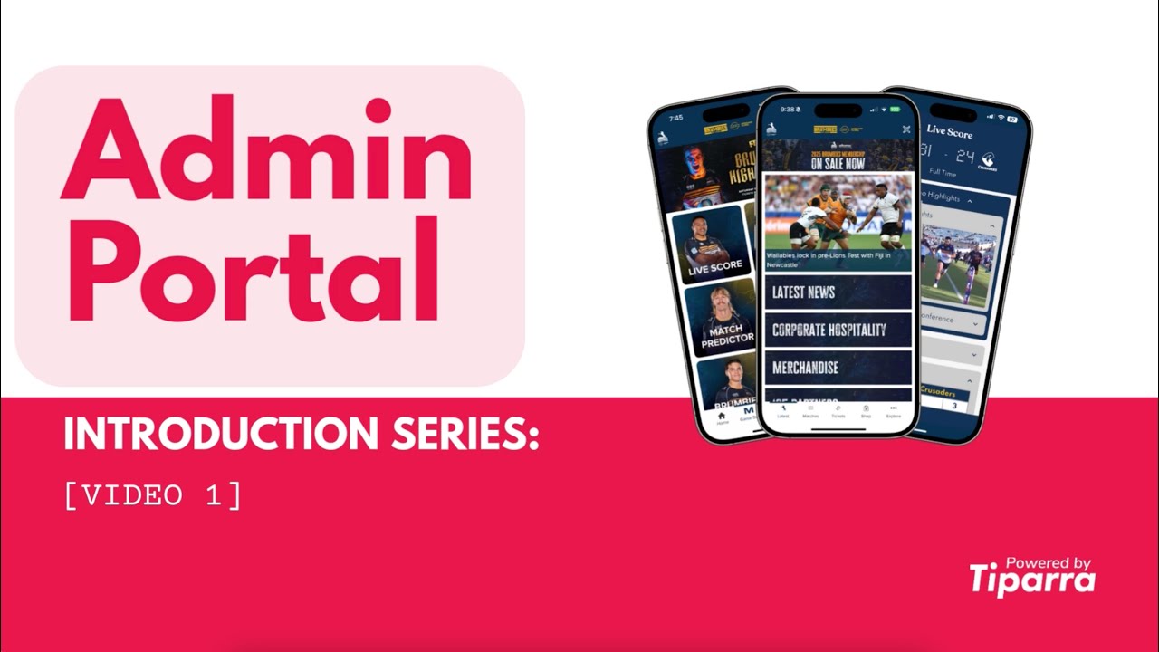 Admin Portal: Powered by Tiparra