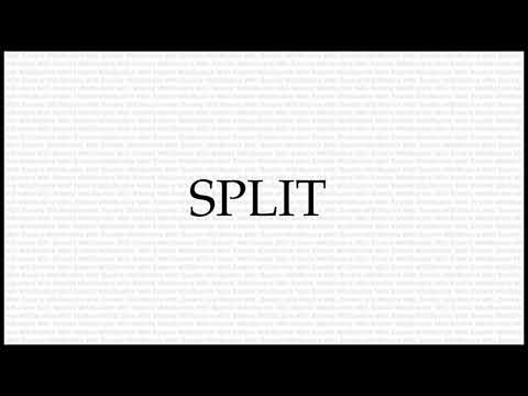 SPLIT Meaning - Gamblers' Technical Words