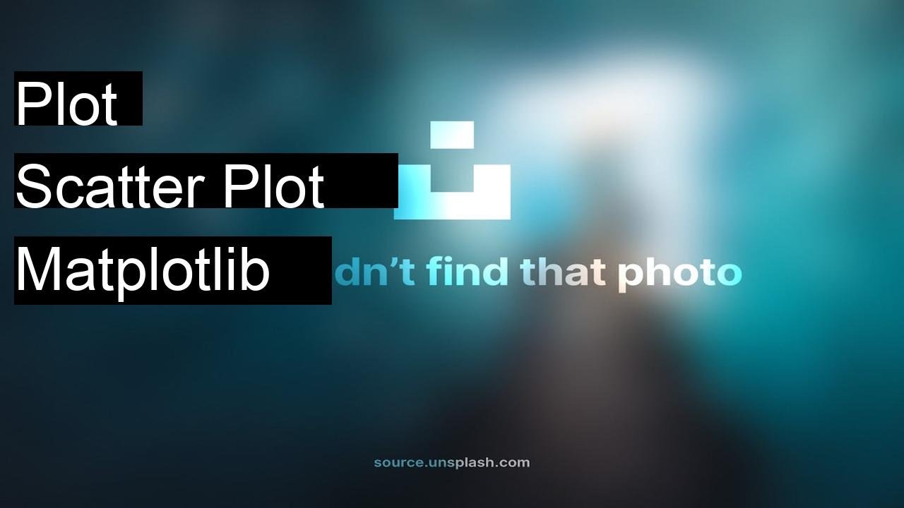 How to plot a scatter plot using Matplotlib in Python for a given dataset?