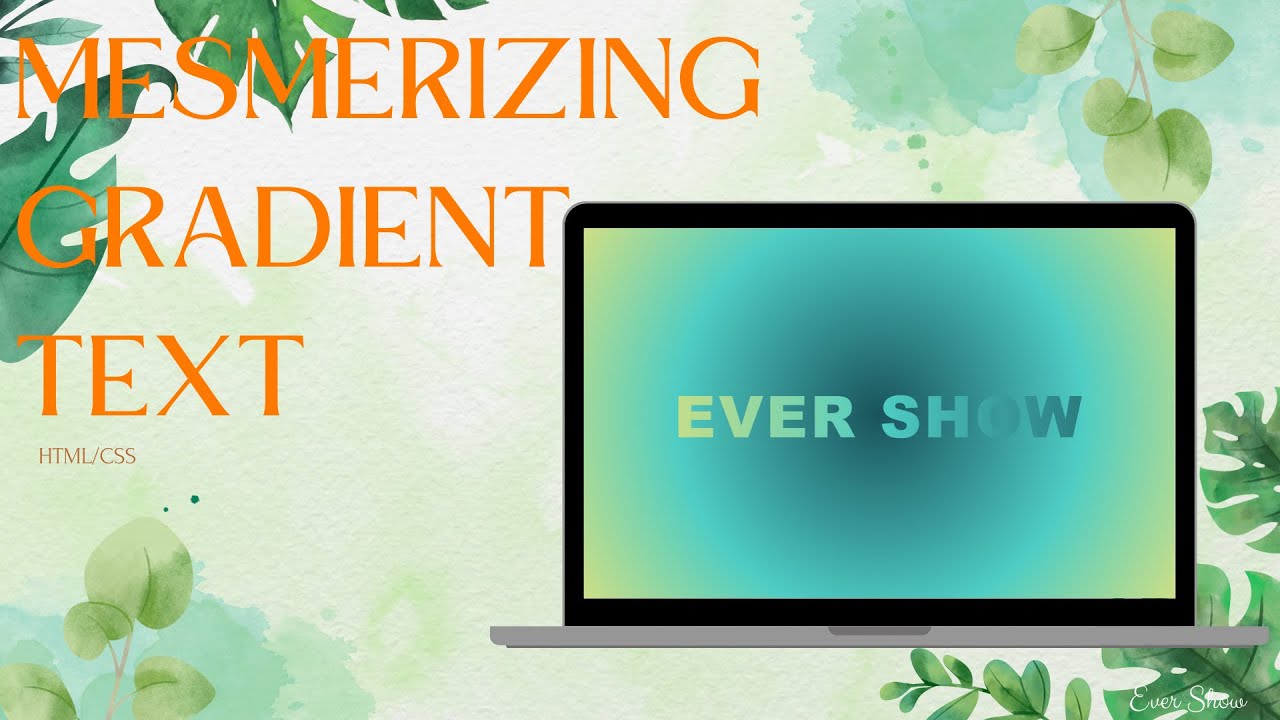 Mesmerizing Gradient Text Animation