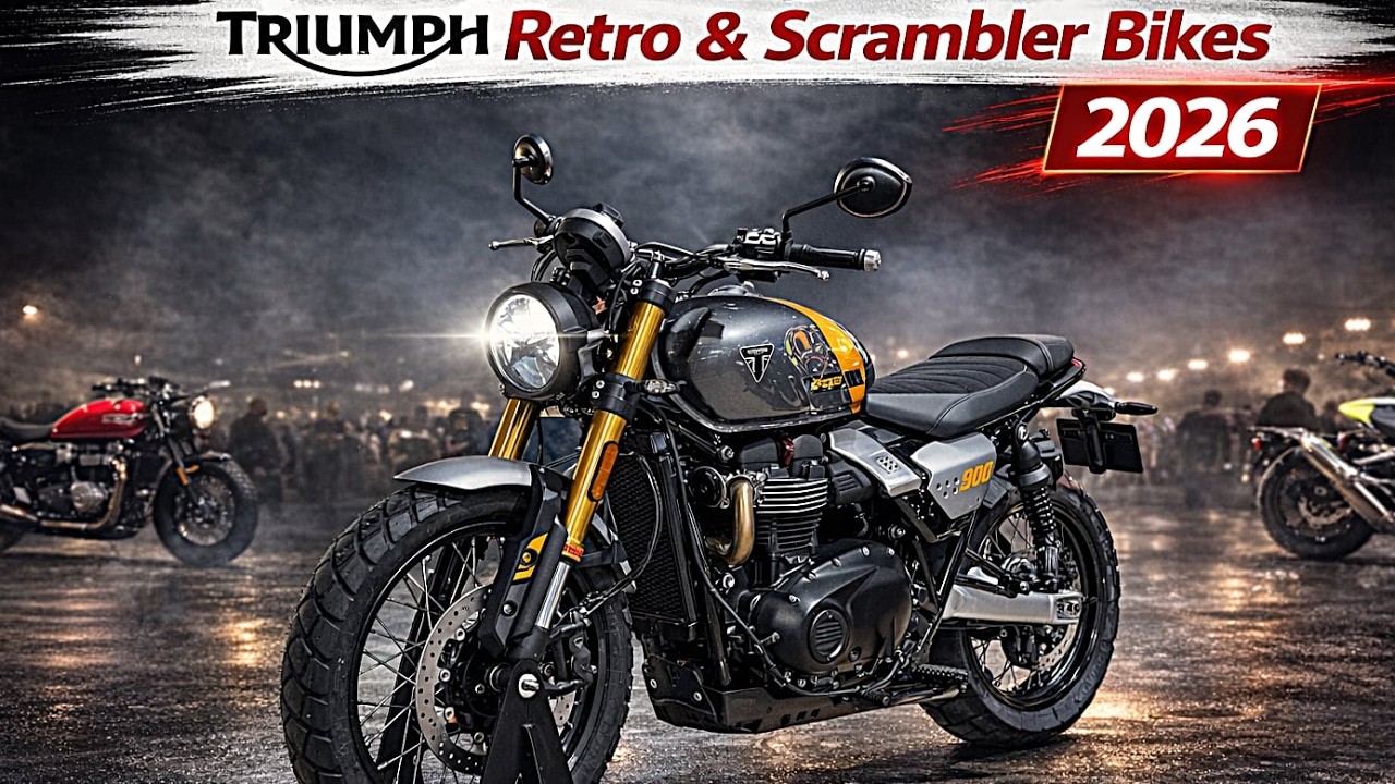 12 New Triumph Retro-Classic & Scrambler Bikes For 2026