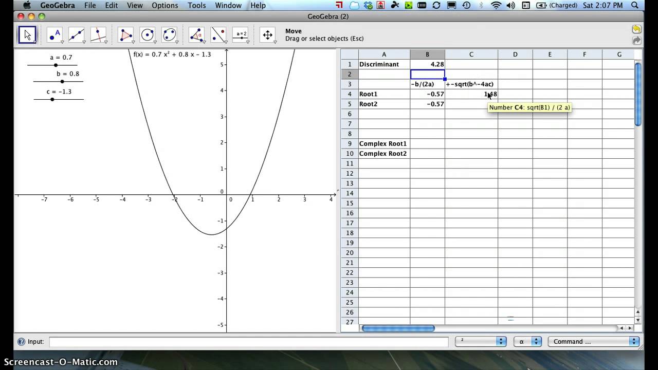 Visualizing and Tracking Complex Roots