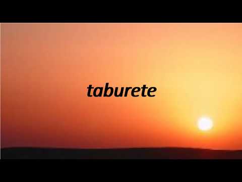 How to say bar stool in Spanish? taburete