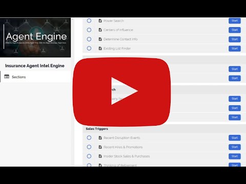 Intel Search Engine for Insurance Agents - Overview Tutorial