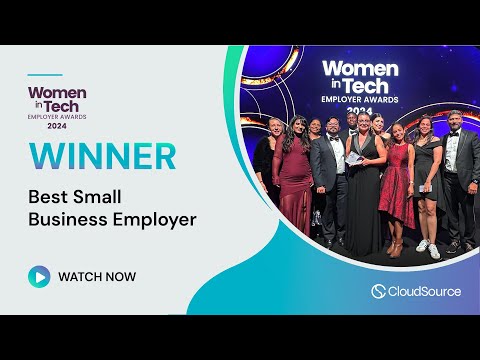 Winner: Best Small Business Employer at the Women in Tech Awards 2024