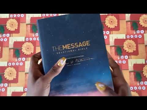 Quick Review: The Message Devotional Bible Hardcover