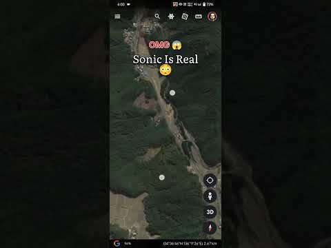 I Found Real Sonic In Google Earth #shorts #youtubeshorts