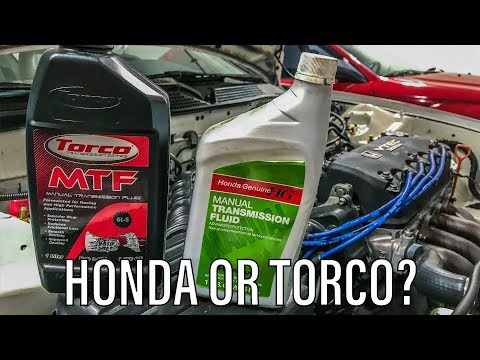 WHICH FLUID IS BEST? Honda or Torco Manual Transmission Fluid